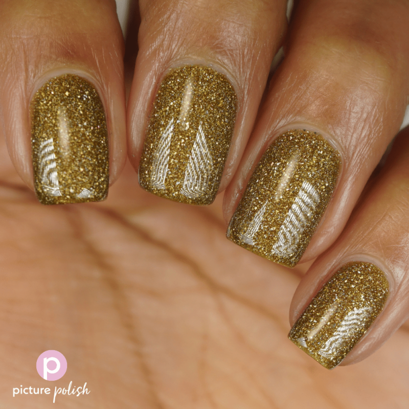 Golden Nail Polish, Gold Holographic Polish