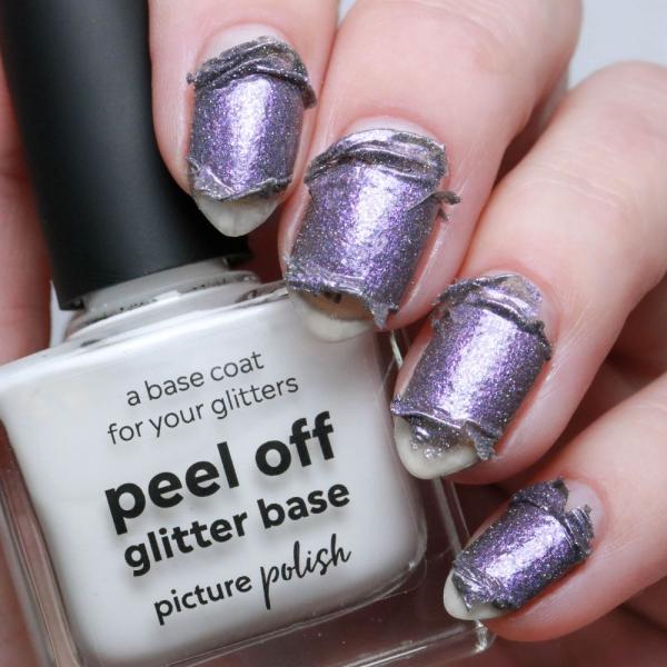 The 4 Sides of Reflective Glitter Nail Polish With A Purpose